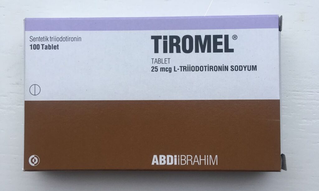 T3 Pajzsmirigyhormon – Tiromel 25mcg – Gyógyszer Vénynélkül